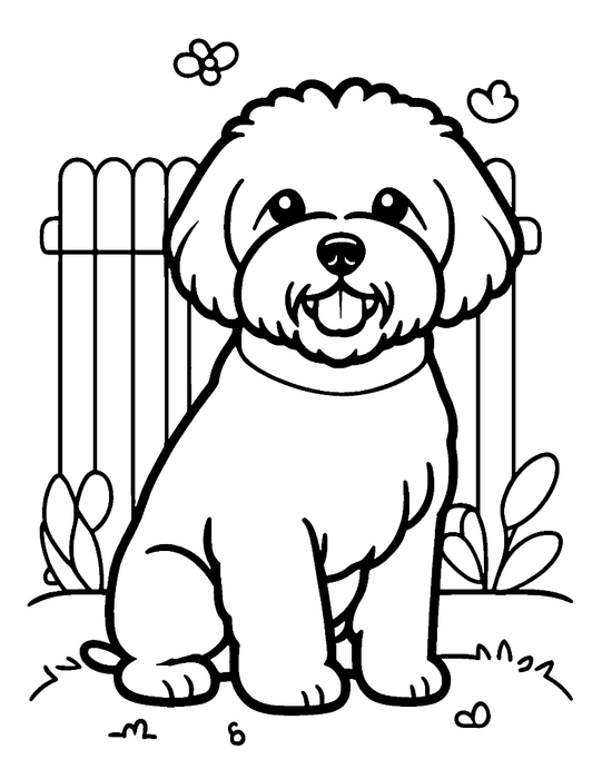 kids coloring pages free puppy