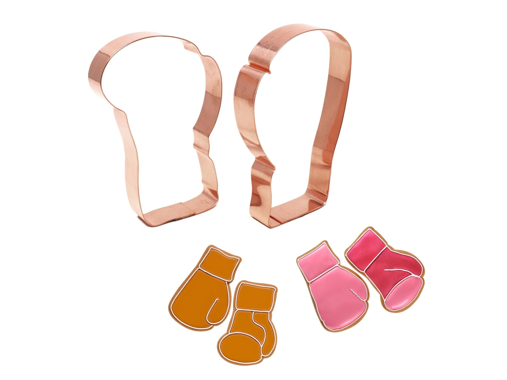 Pair of Boxing Gloves Cookie Cutter, 4.25 inch tall – The Fussy Pup