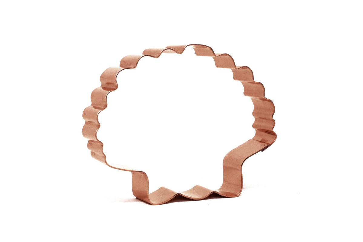 Scallop Ocean Sea Shell ~ Copper Cookie Cutter - Handcrafted by The Fu ...
