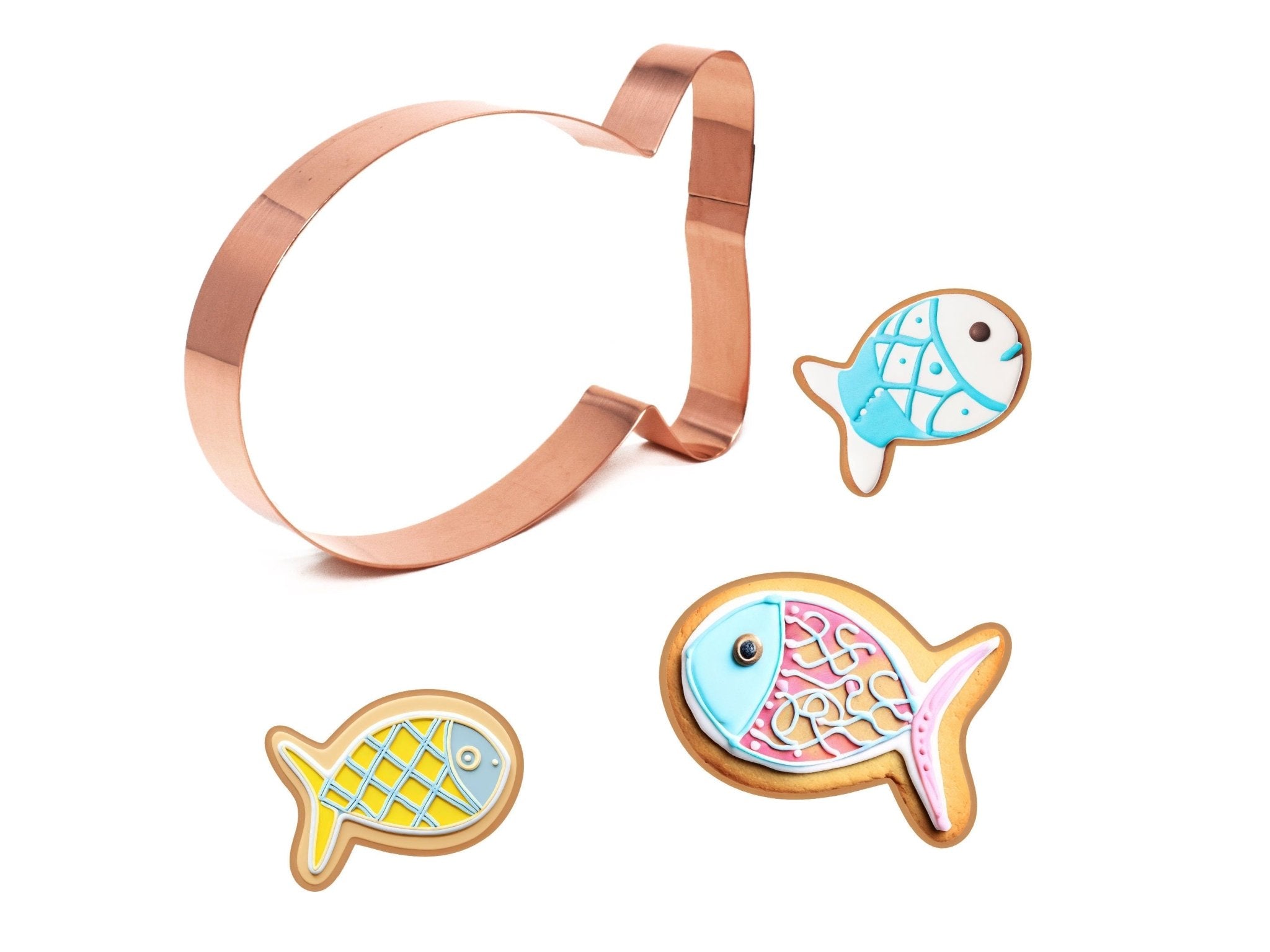 Jumbo Goldfish Metal Fish Cookie Cutter 5.5 X 3.75 inches - Handcrafte ...